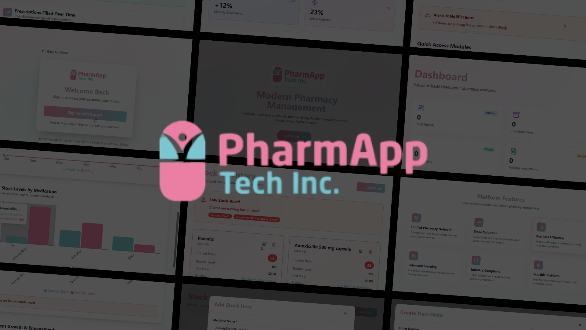 PharmApp – A Platform to Connect Pharmacy Network and Supply Chain in North America